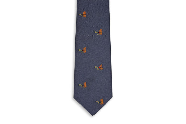 Trout Fly Necktie - Stream | Preppy Neckwear for Fishermen - High Cotton